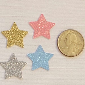 Star Confetti Pink & Gold Glitter, Twinkle Star First Birthday Party ...