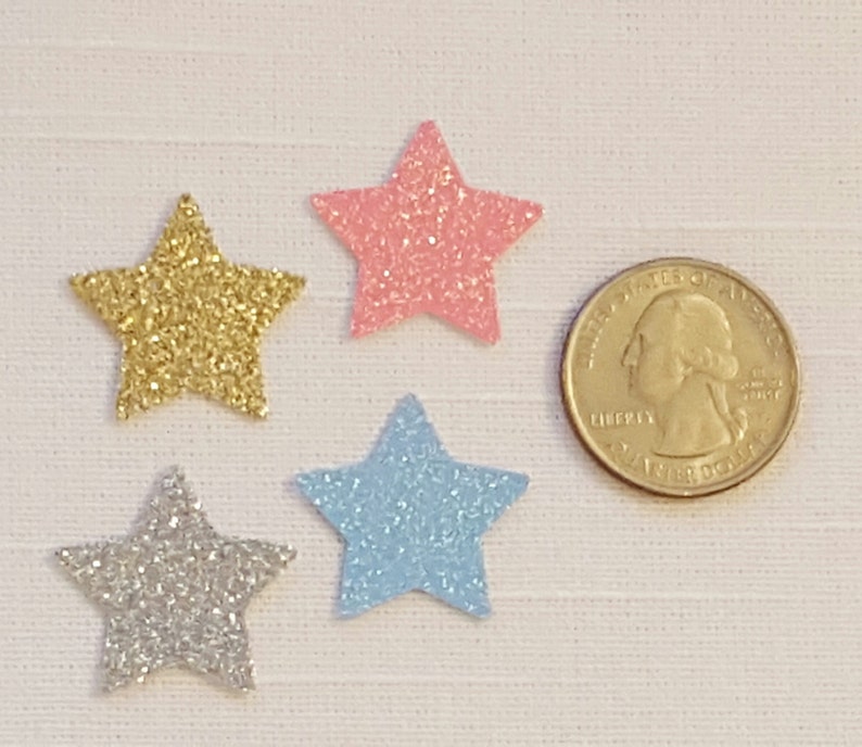 Star Confetti Pink & Gold Glitter, Twinkle Star First Birthday Party ...