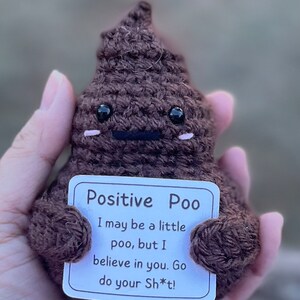 Emotional Support Poo/handmade Crochet Poo/custom Poo Gift/christmas ...