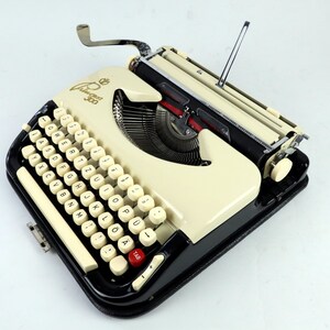 Princess 300 Black/cream Vintage Typewriter From 1964 With Original ...