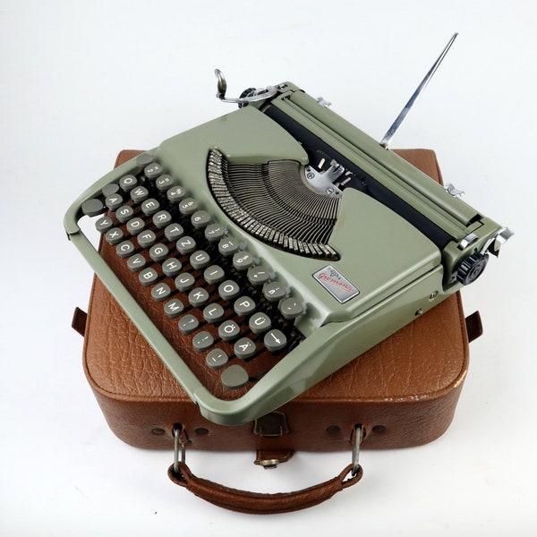 Green Typewriter - Etsy