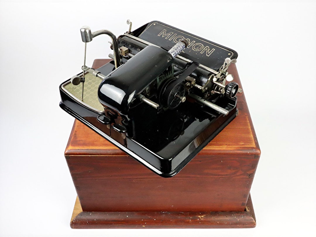 Rare AEG Mignon 3 Antique Vintage Index Typewriter From 1917 - Etsy