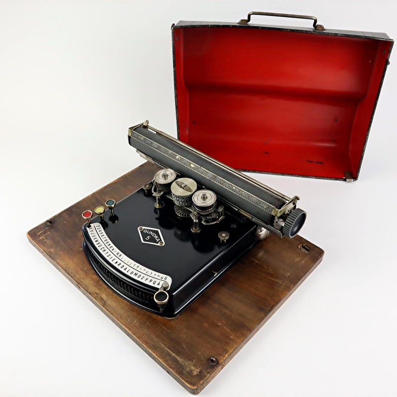Antique Index Typewriter - Etsy UK