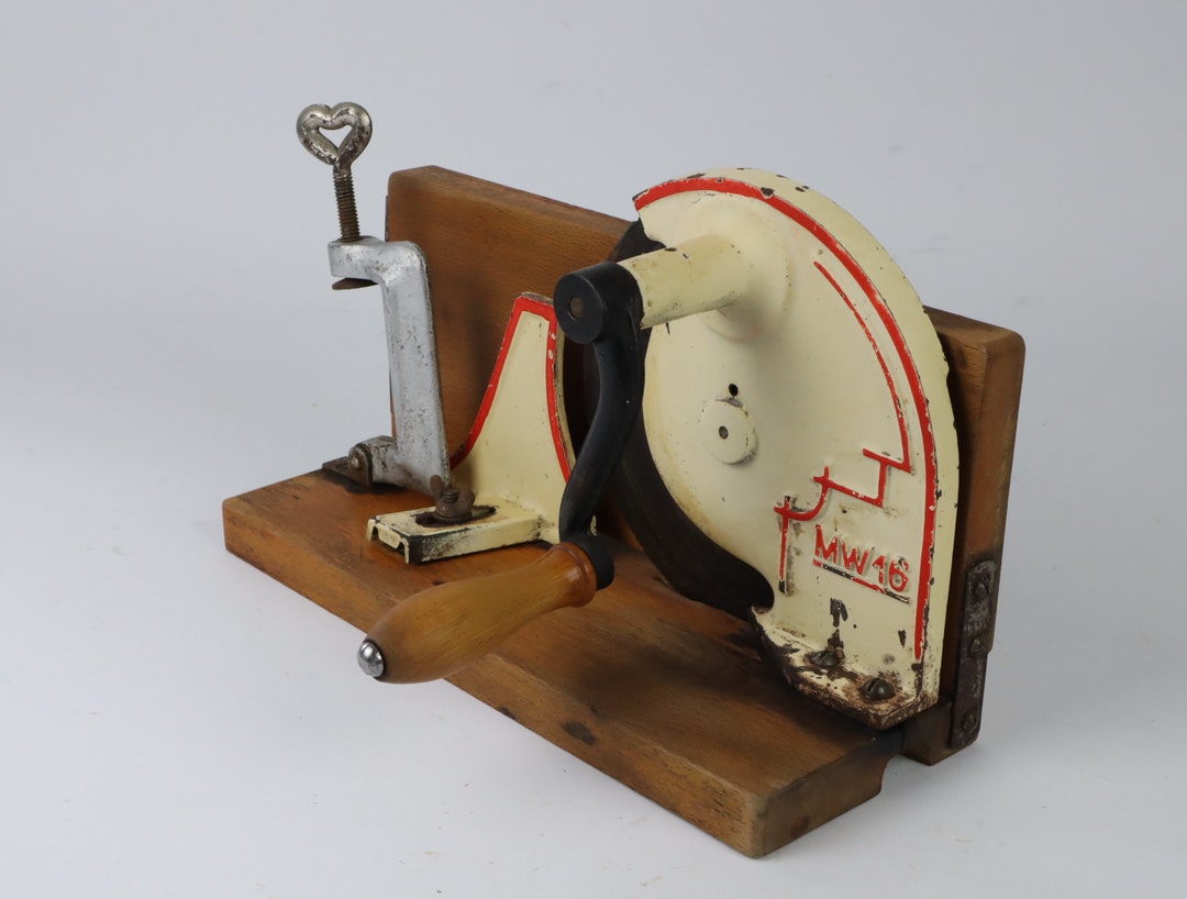 Antique Bread Slicer Bread Cutter Manual Foldable Approx. 100 Years Old ...