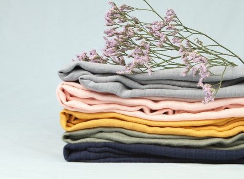 Solid Dusty Mint Cotton Muslin Elvelyckan Design - Etsy