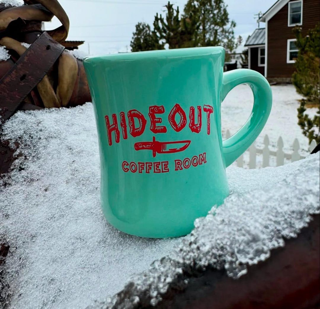 Hideout Coffee Room Diner Mug - Etsy
