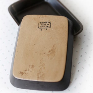 Vintage Denby Made in England Pottery Samarkand Brown Dinner Salad ...