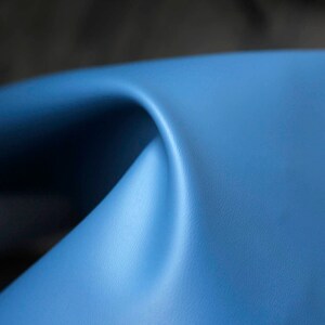 Blue Naugahyde Fabric Fake Synthetic Leather for Upholstery and Decor ...