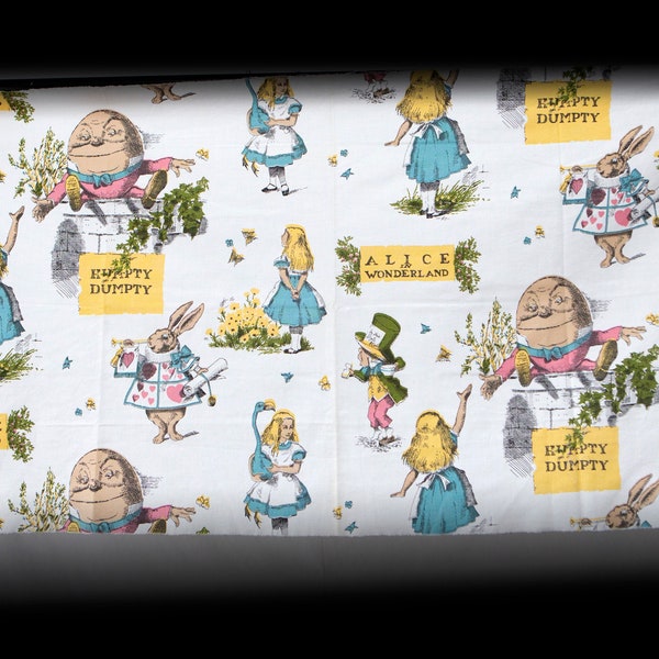 Alice in Wonderland Fabric - Etsy