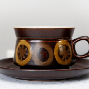 Vintage Denby Made in England Pottery Samarkand Brown Dinner Salad ...