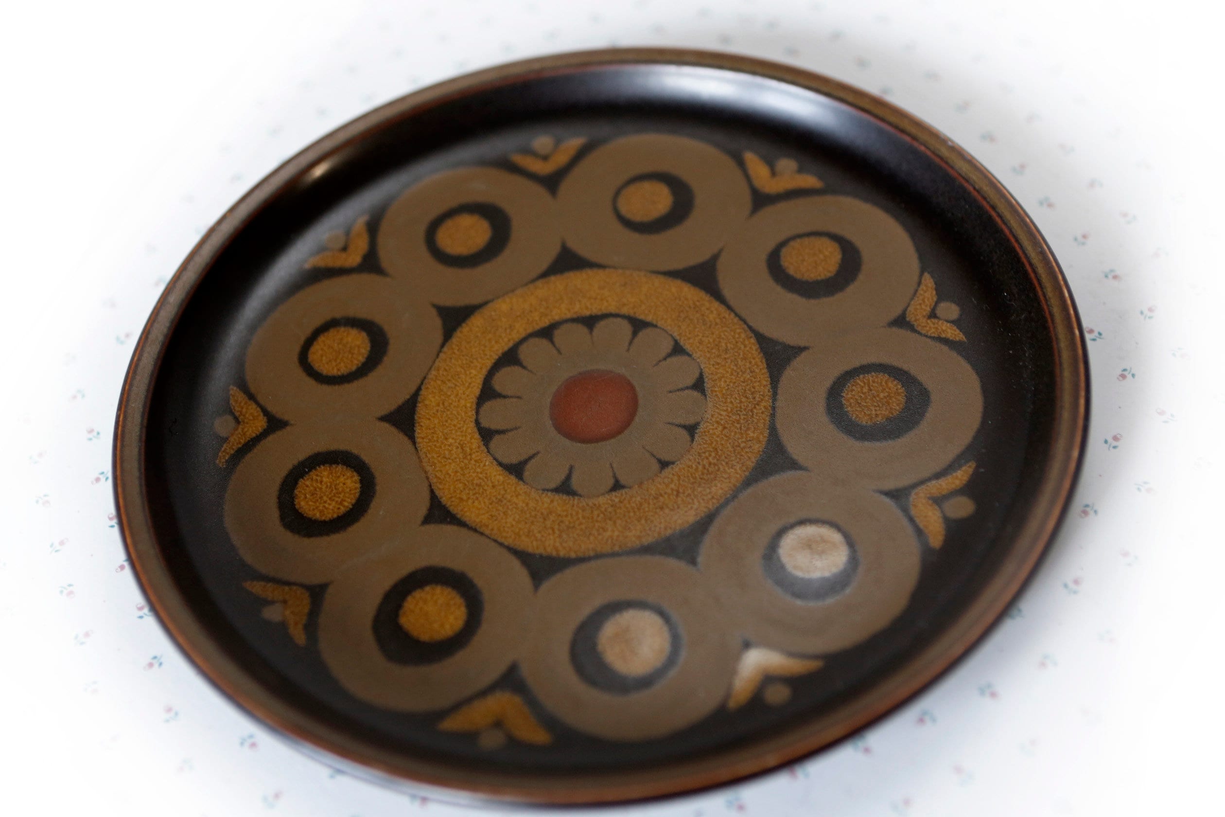 Vintage Denby Made in England Pottery Samarkand Brown Dinner Salad ...