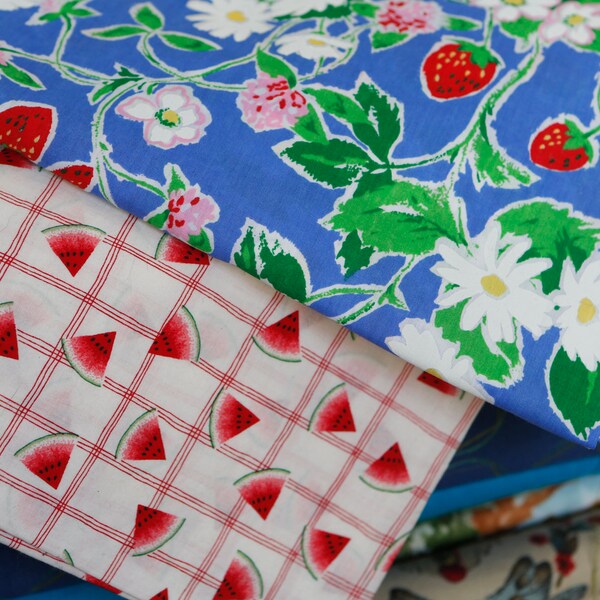 Fruit Fabrics - Etsy