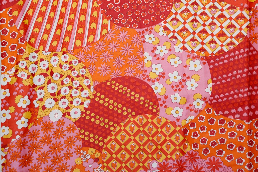 An Original Waverly Glosheen Fabric Vintage Waverly Pattern "granny ...