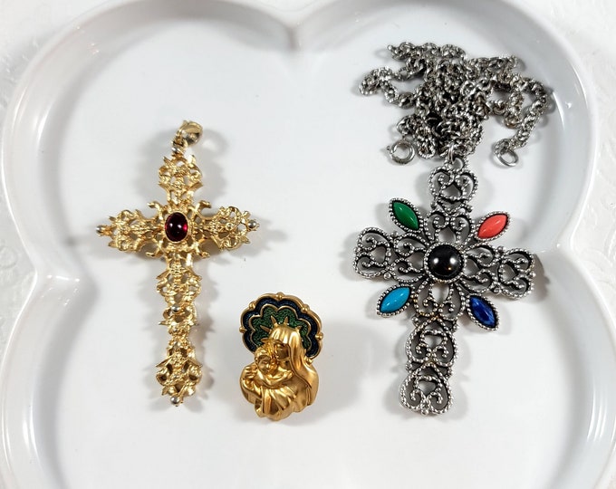 Vintage Avon Religious Lot / 3 Religious Items / Religious Supply Lot ...