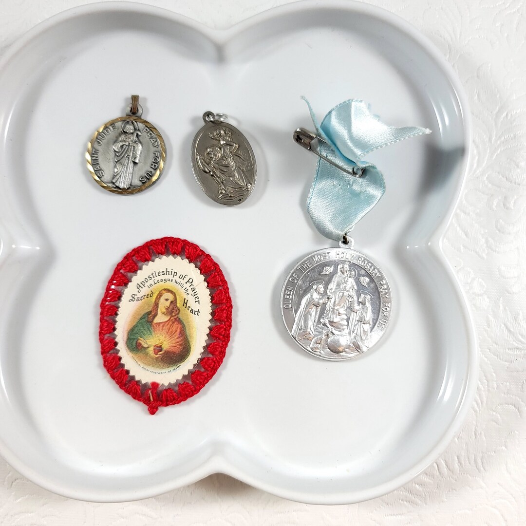 Vintage Religious Lot / 4 Religious Items / Religious Supply Lot ...