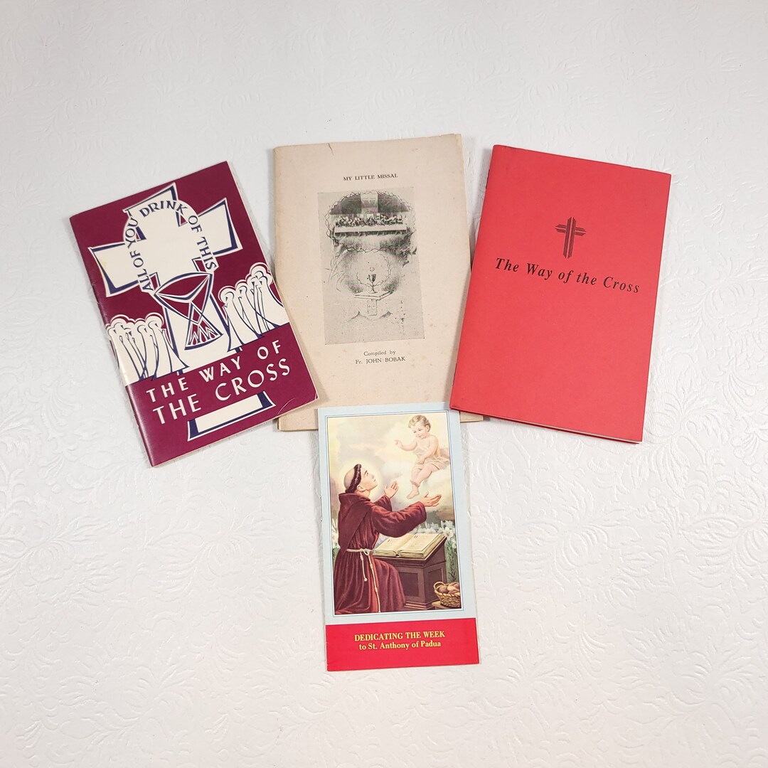Catholic Prayer Book LOT of 4 / Way of the Cross / My Little Missal ...