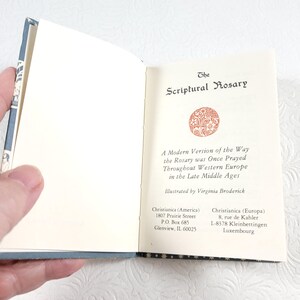 Scriptural Rosary Book 1989 / Vintage Rosary Book - Etsy