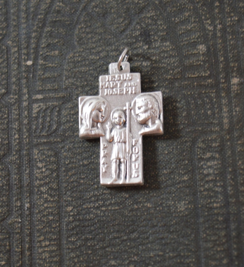 Saint Christopher Holy Family Cross Made in Italy Religious | Etsy