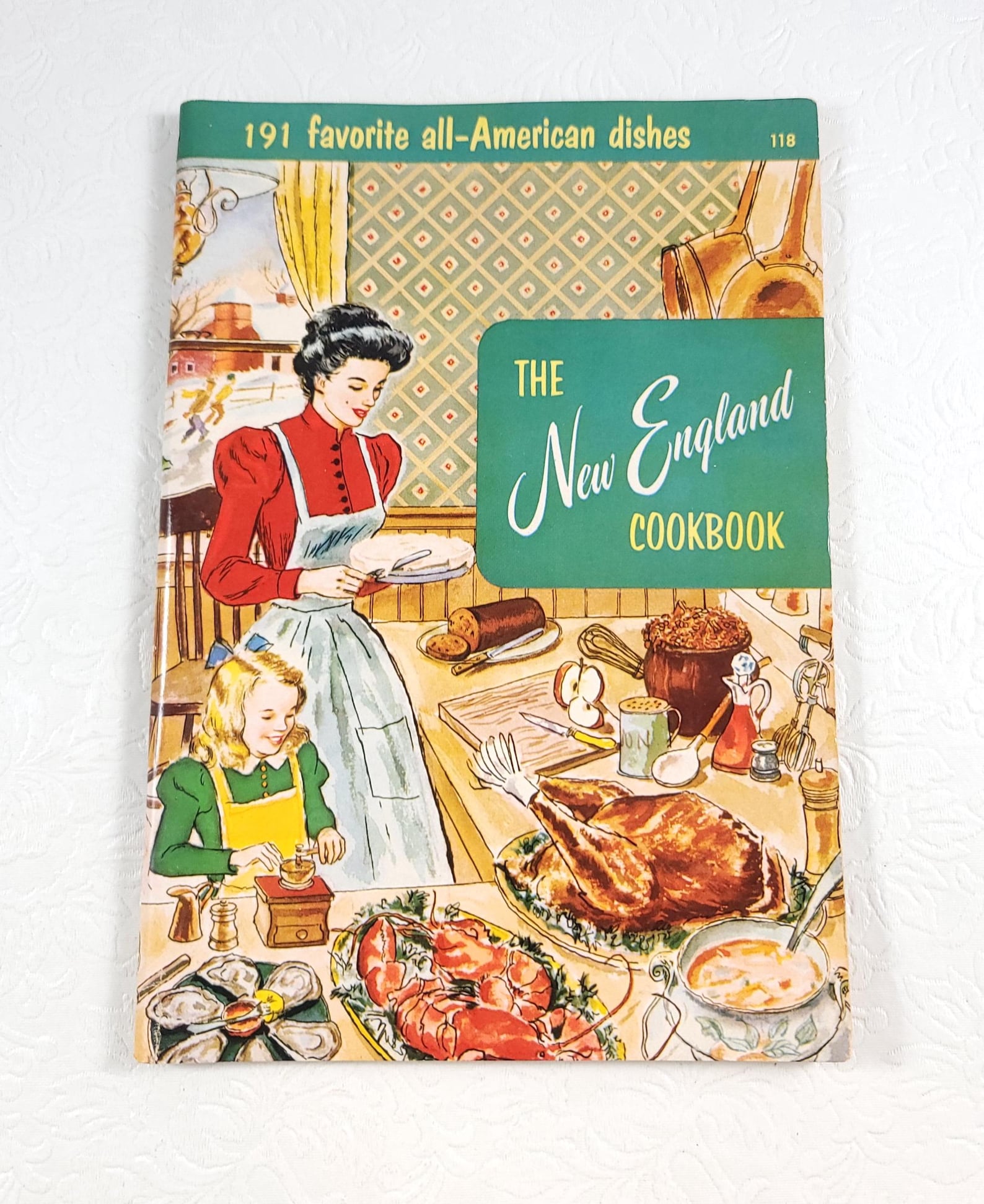 Culinary Arts Institute 1956 the New England Cookbook Vintage 1950s 191 ...