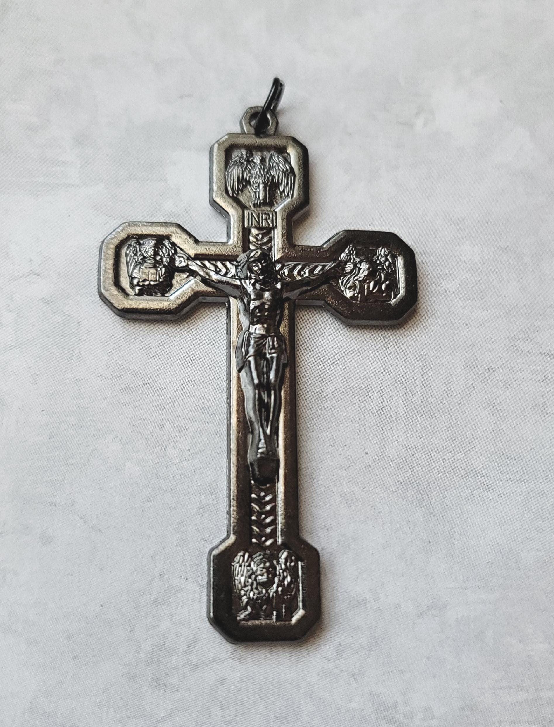 Stations of the Cross Crucifix Gun Metal / Gun Metal Crucifix / Made in ...