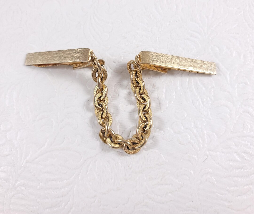 Sweater Chain Collar Clip Vintage Design Clips Vintage Jewelry Sweater ...