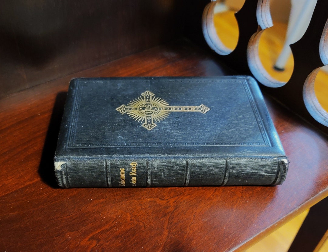 Antique German Prayer Book / 1914 / Zufomme Uns Bein Reich / Large ...