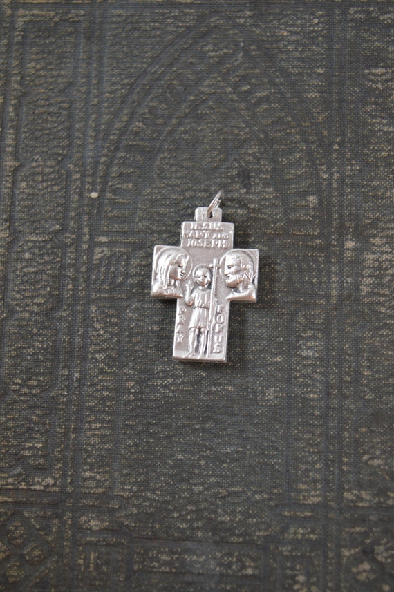 Saint Christopher Holy Family Cross Made in Italy Religious | Etsy