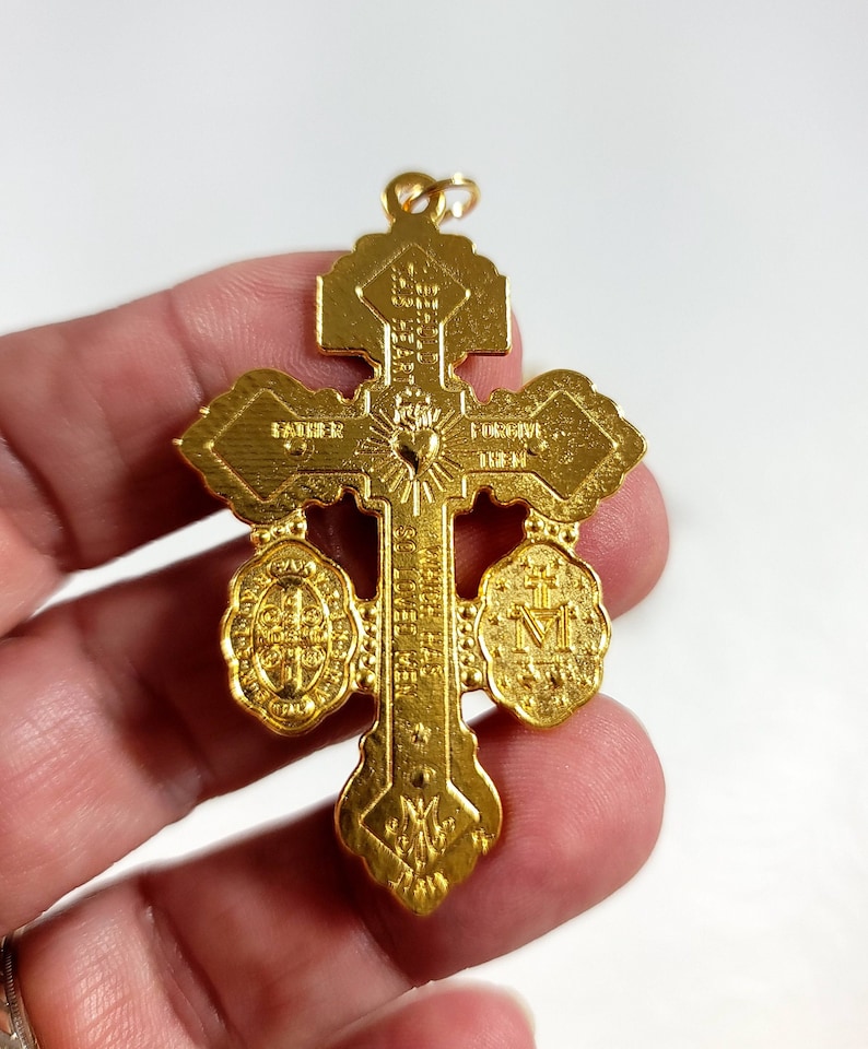 Three Way Pardon Indulgence Crucifix With St. Benedict and - Etsy