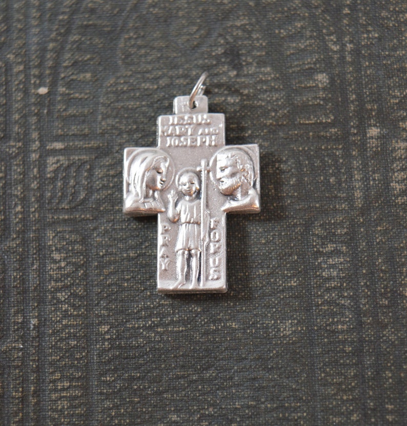 Saint Christopher Holy Family Cross Made in Italy Religious | Etsy