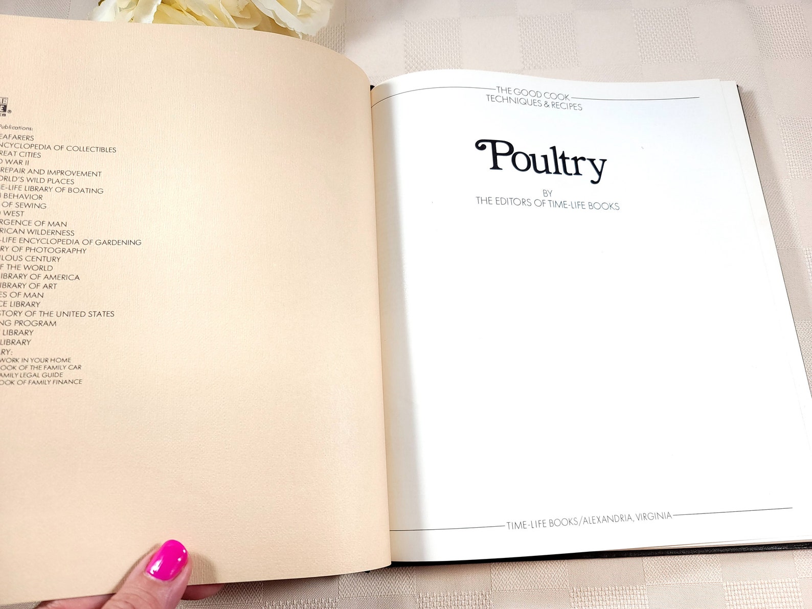 Time Life the Good Cook POULTRY Cookbook 1979 Techniques and - Etsy