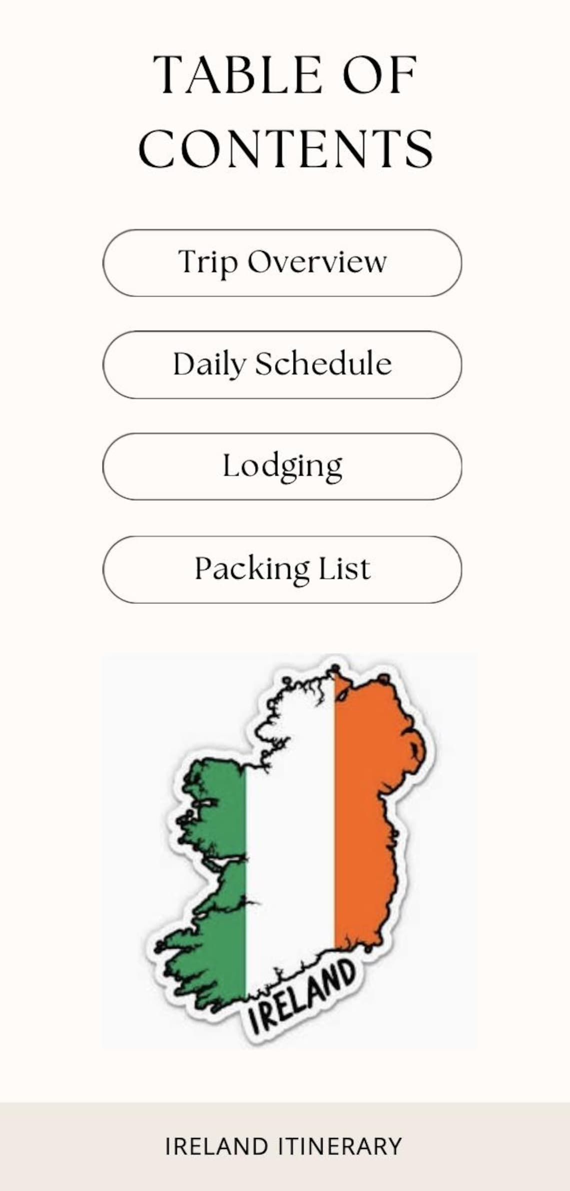 8 Day Family-friendly Ireland Itinerary - Etsy