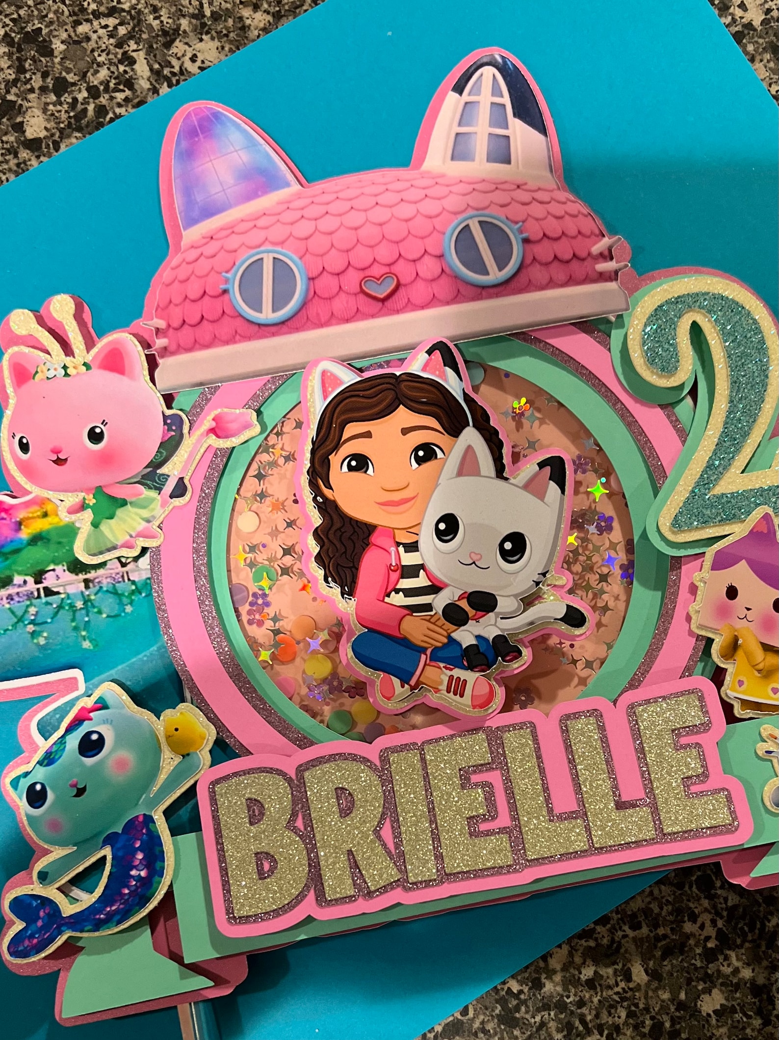 Gabby Doll House Cake Topper - Etsy