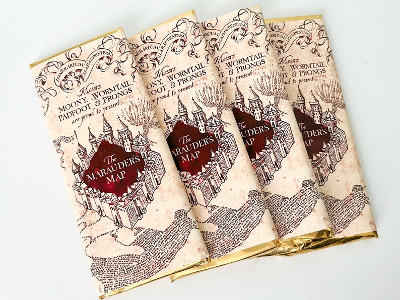 Harry Potter Chocolate Bar Wrappers - Etsy