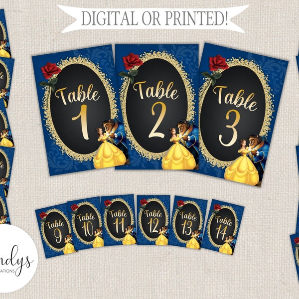 Beauty and the Beast Wedding Decorations - Etsy