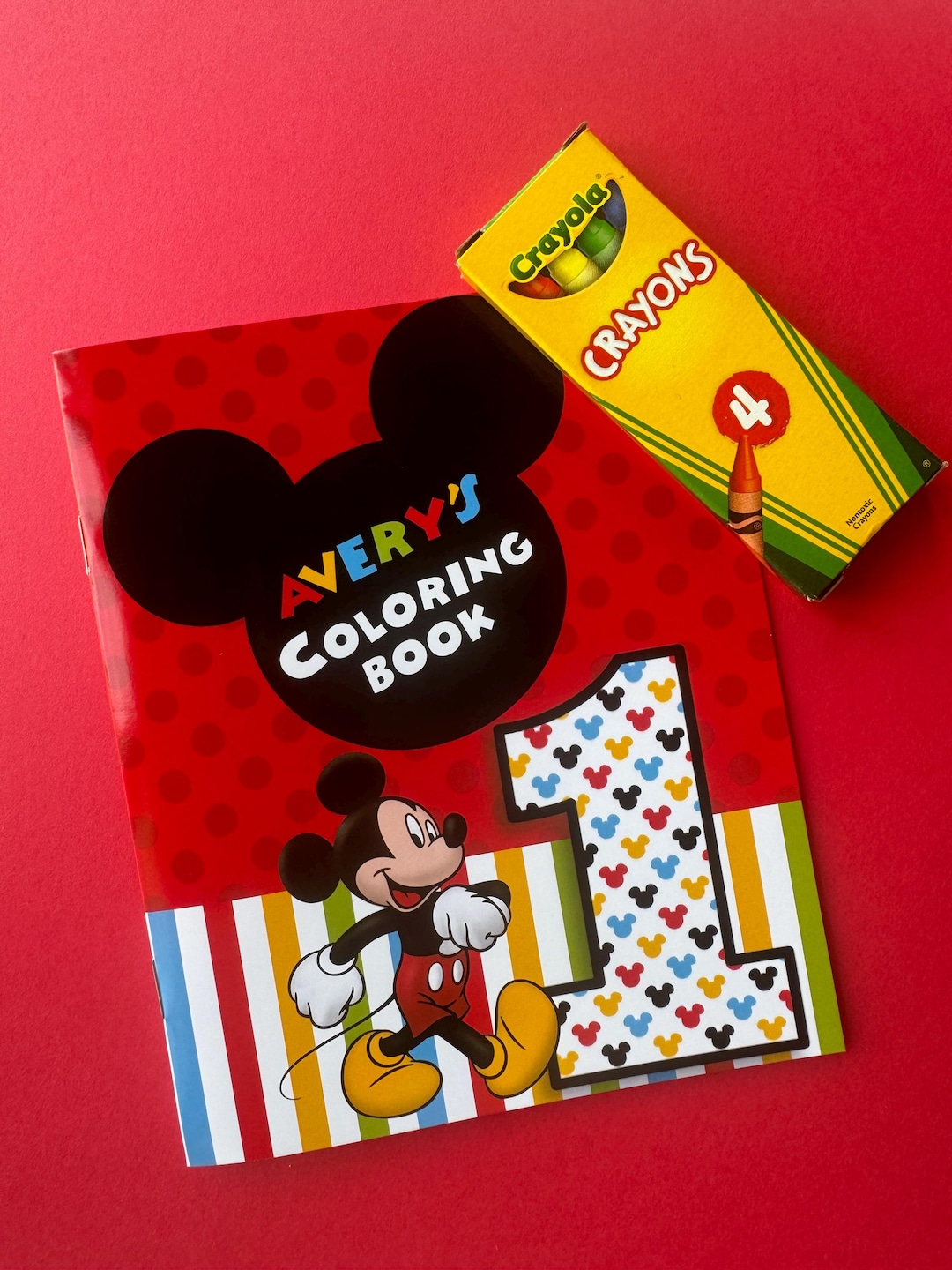 Mickey Mouse Coloring Book - Etsy