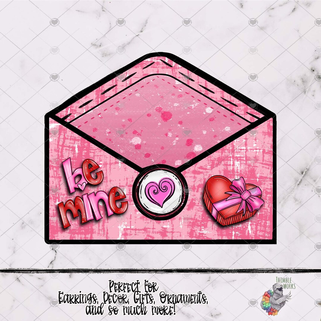 Gift Card Sublimation Design, Valentine Ornament Design, Be Mine Gift ...