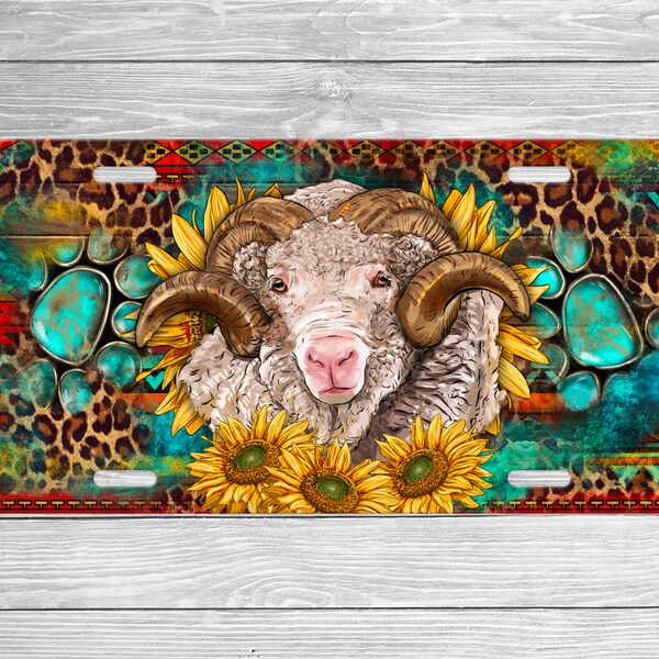 Sheep License Plates - Etsy