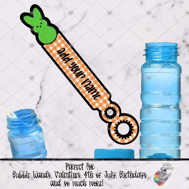 Carrot Bubble Wands - Etsy