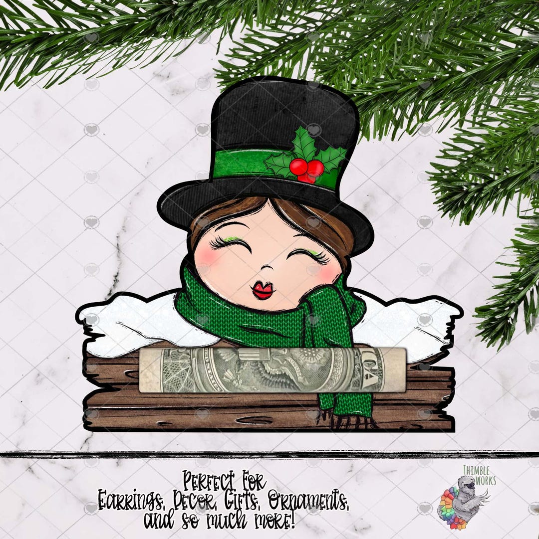 Girl Sign Design, Girl Ornament Design, Christmas Ornament, Christmas ...