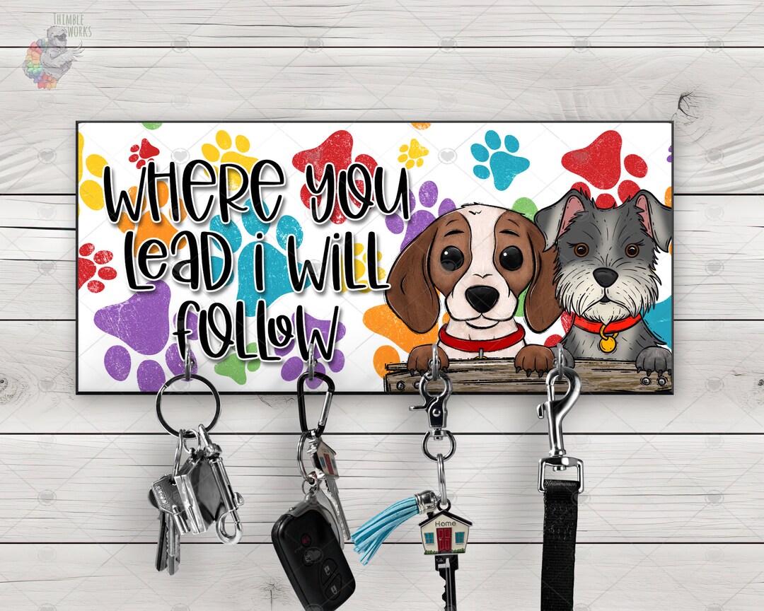 Key Hanger Sublimation Design, Dog Key Hanger Design, Dog Mom Decor ...