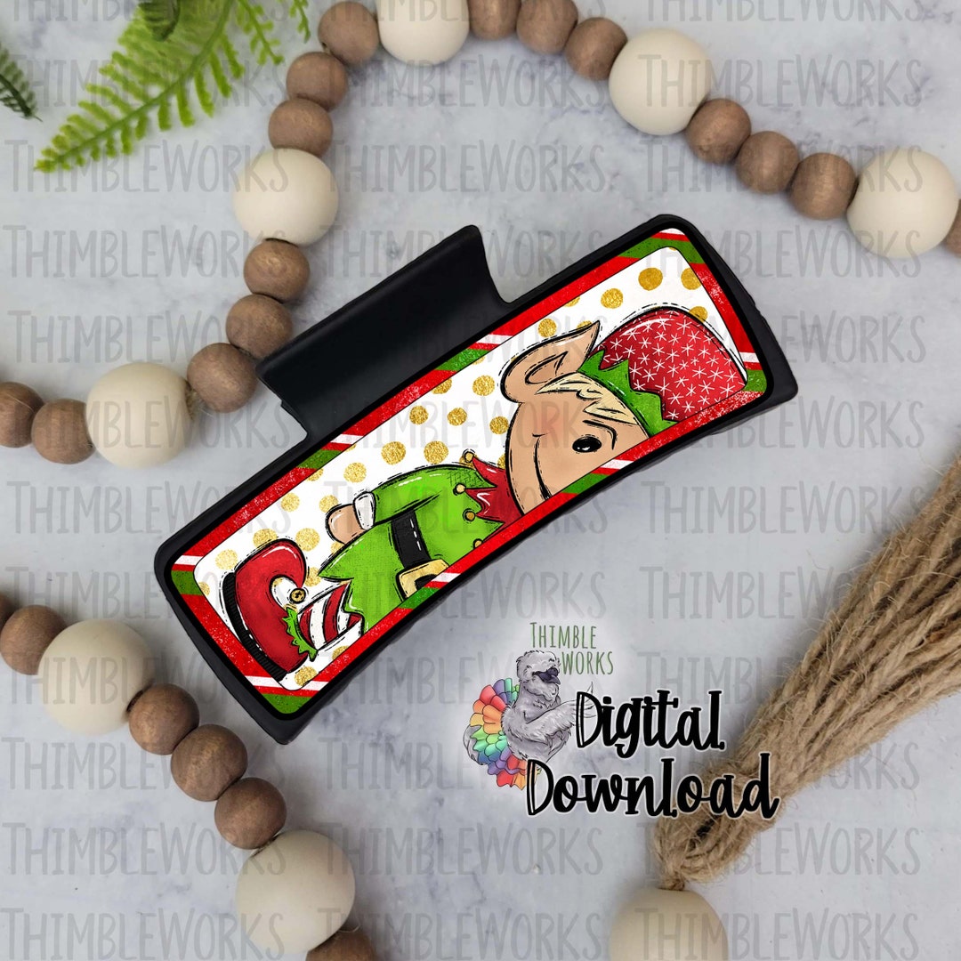 Elf Sublimation Design, Large Hair Claw Png, Christmas Png, Christmas ...