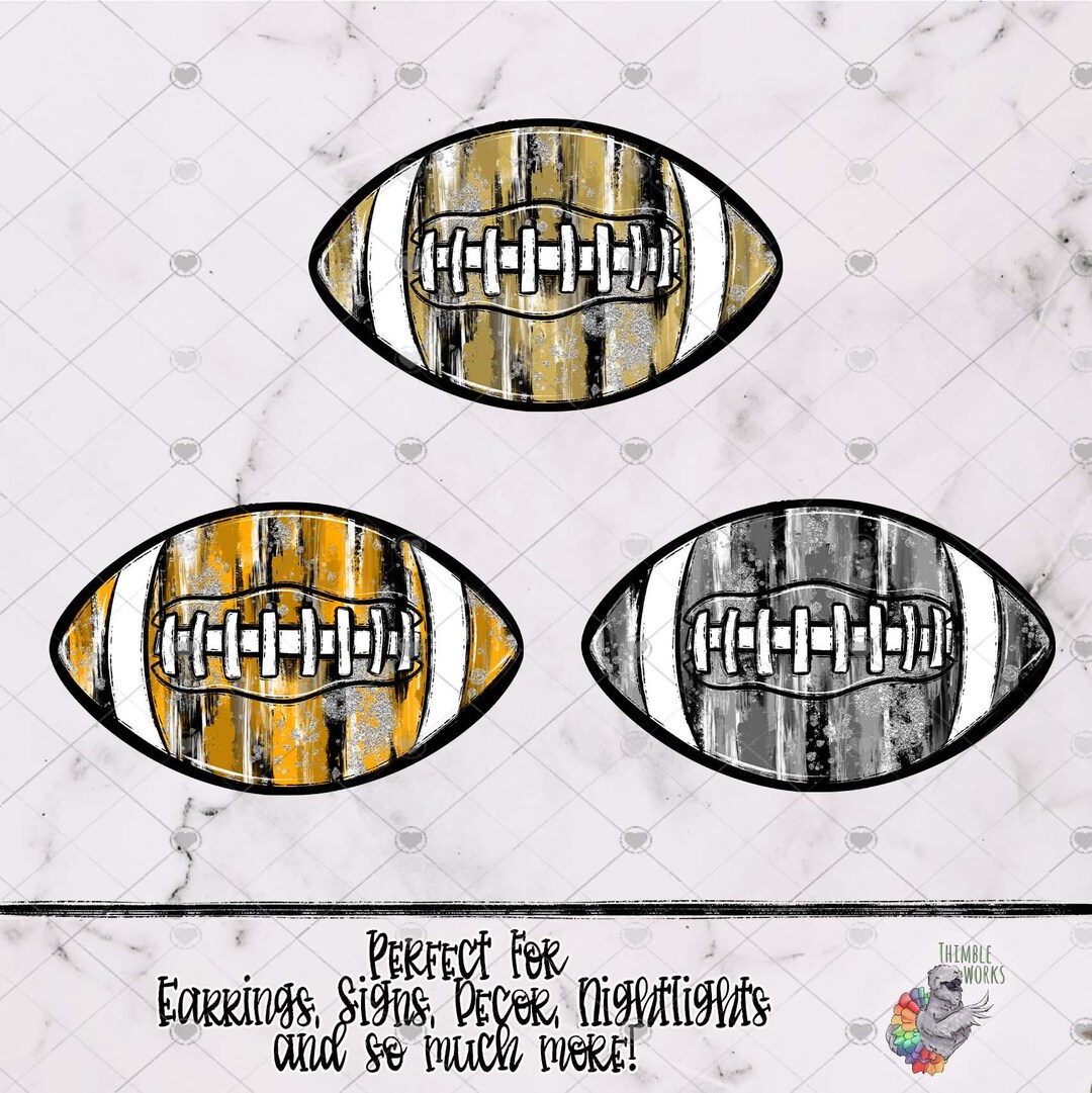 Football Sports Design, Football Design, School Spirit Design, Gold ...