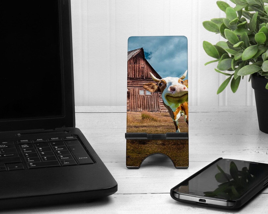 Cow Charging Stand Cow Phone Stand Phone Docking Station Desk Accessory ...