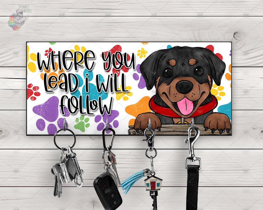 Key Hanger Sublimation Design, Dog Key Hanger Design, Rottweiler Design ...