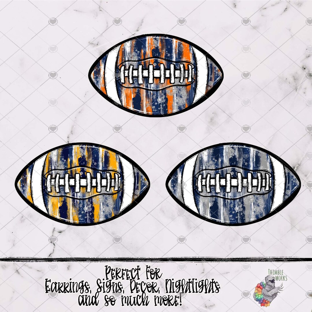 Navy Blue Football Sports Design, Football Design, School Spirit Design ...