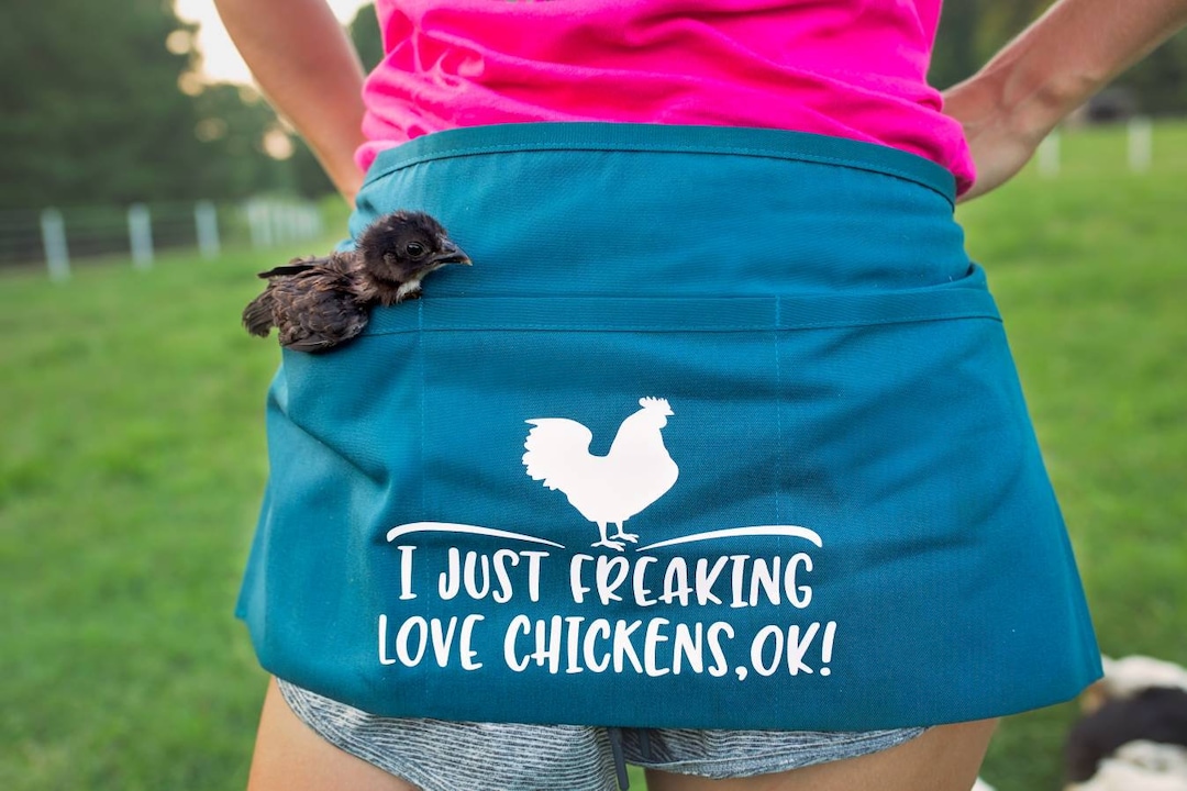 Egg Apron Chicken Apron Homesteading Apron crazy Chicken Lady ...