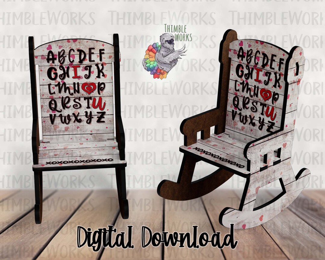Rocking Chair Sublimation Design, Valentines Day Png, Valentines Day ...