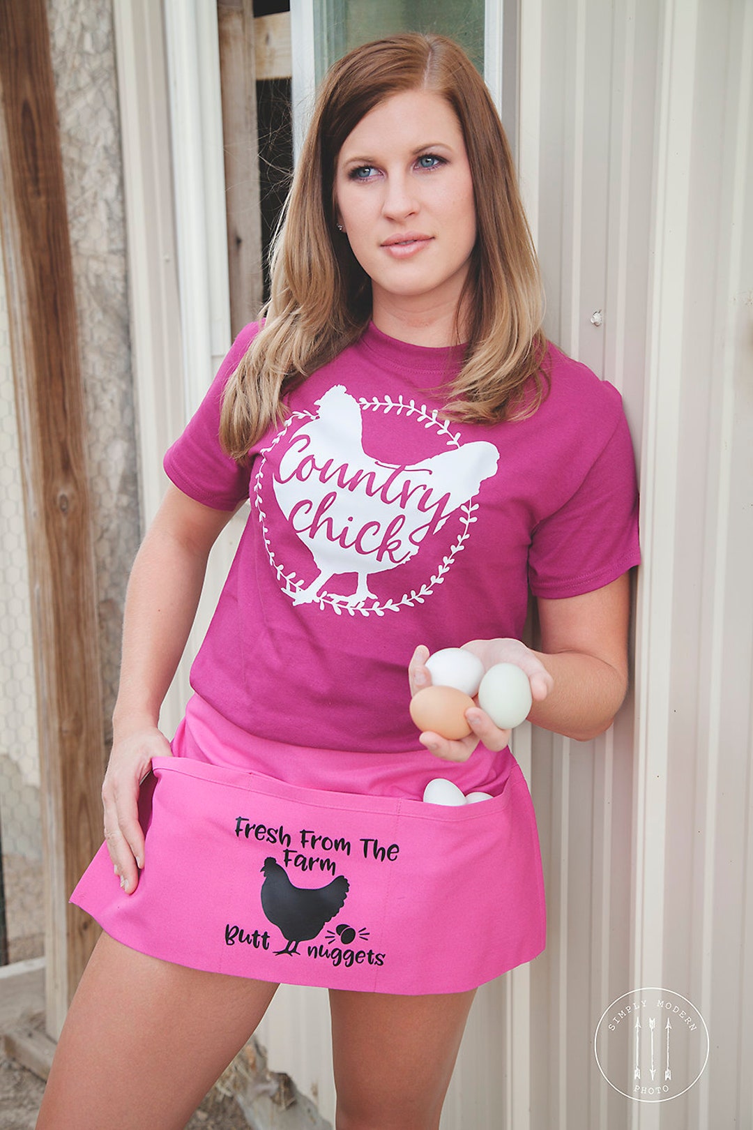 Egg Apron Chicken Apron Homesteading Apron crazy Chicken Lady ...