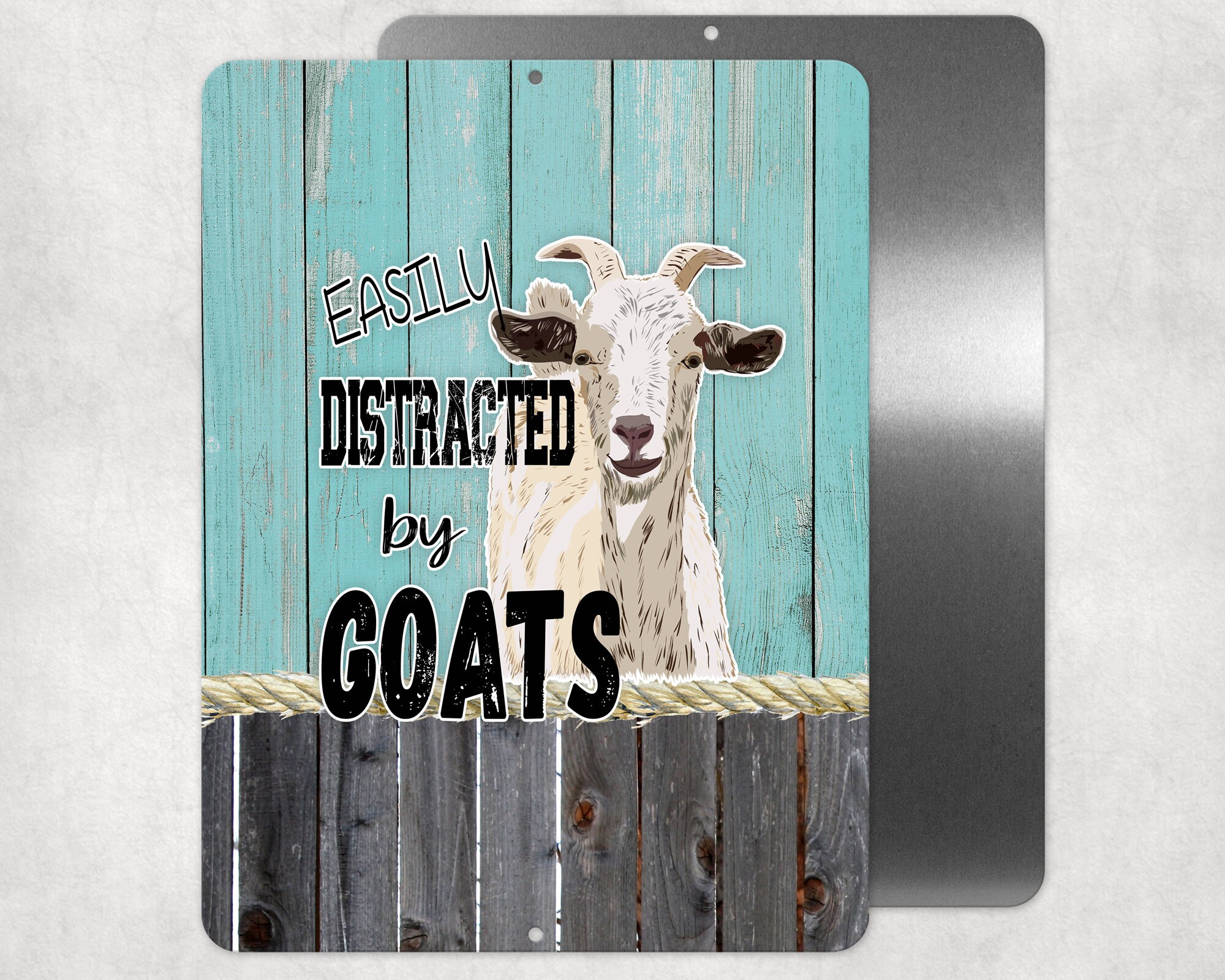 Goat Metal Sign Farm Decor Barn Sign Goat Sign Coop | Etsy