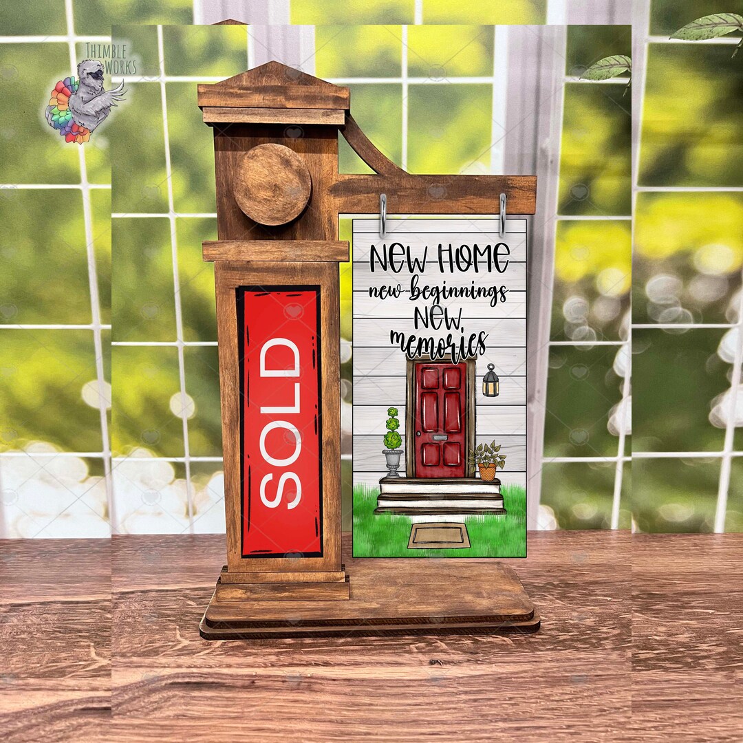 Interchangeable Signpost, Interchangeable Sign Decor, New Home Decor ...